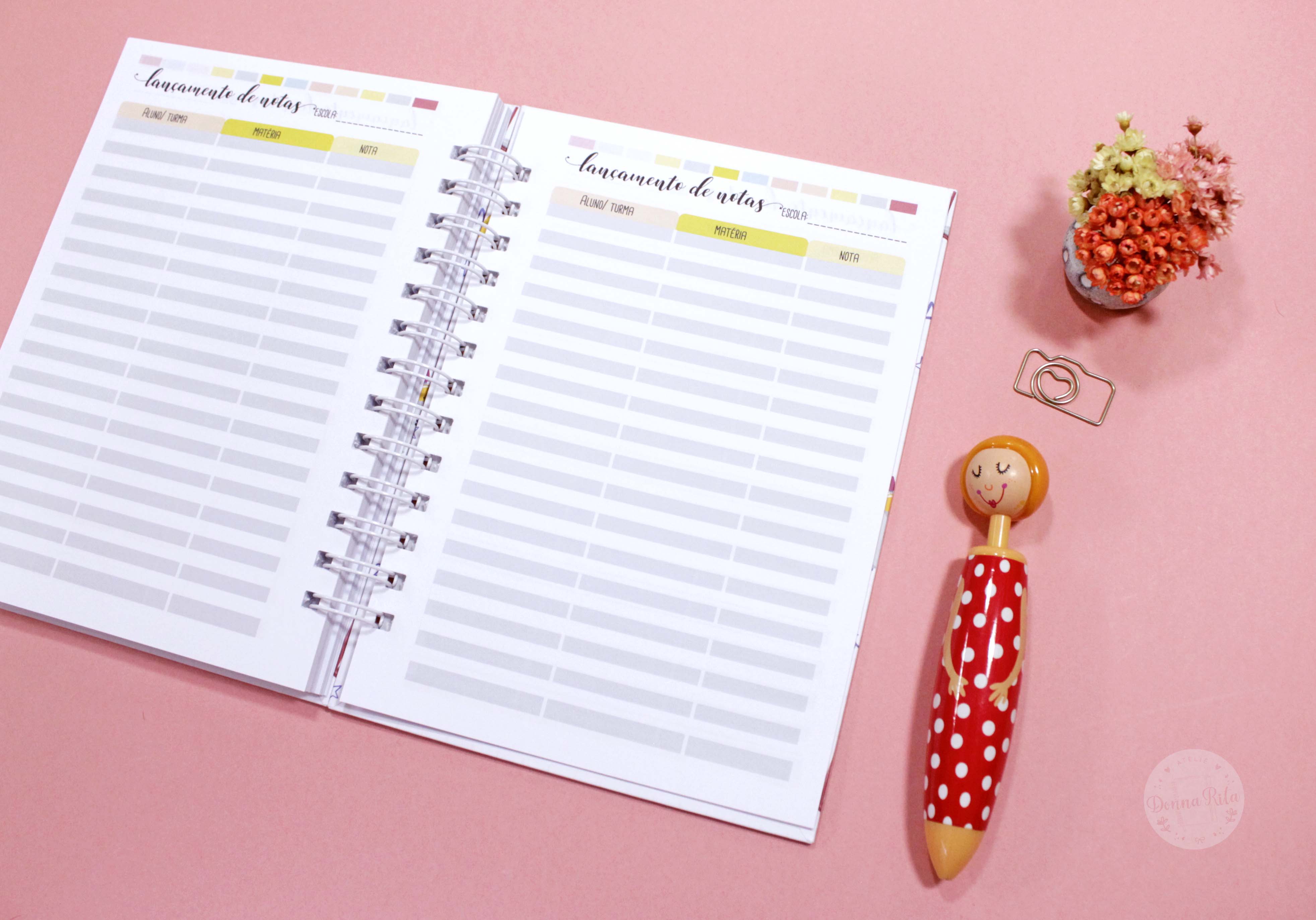 Planner da Professora | Loja Donna Rita