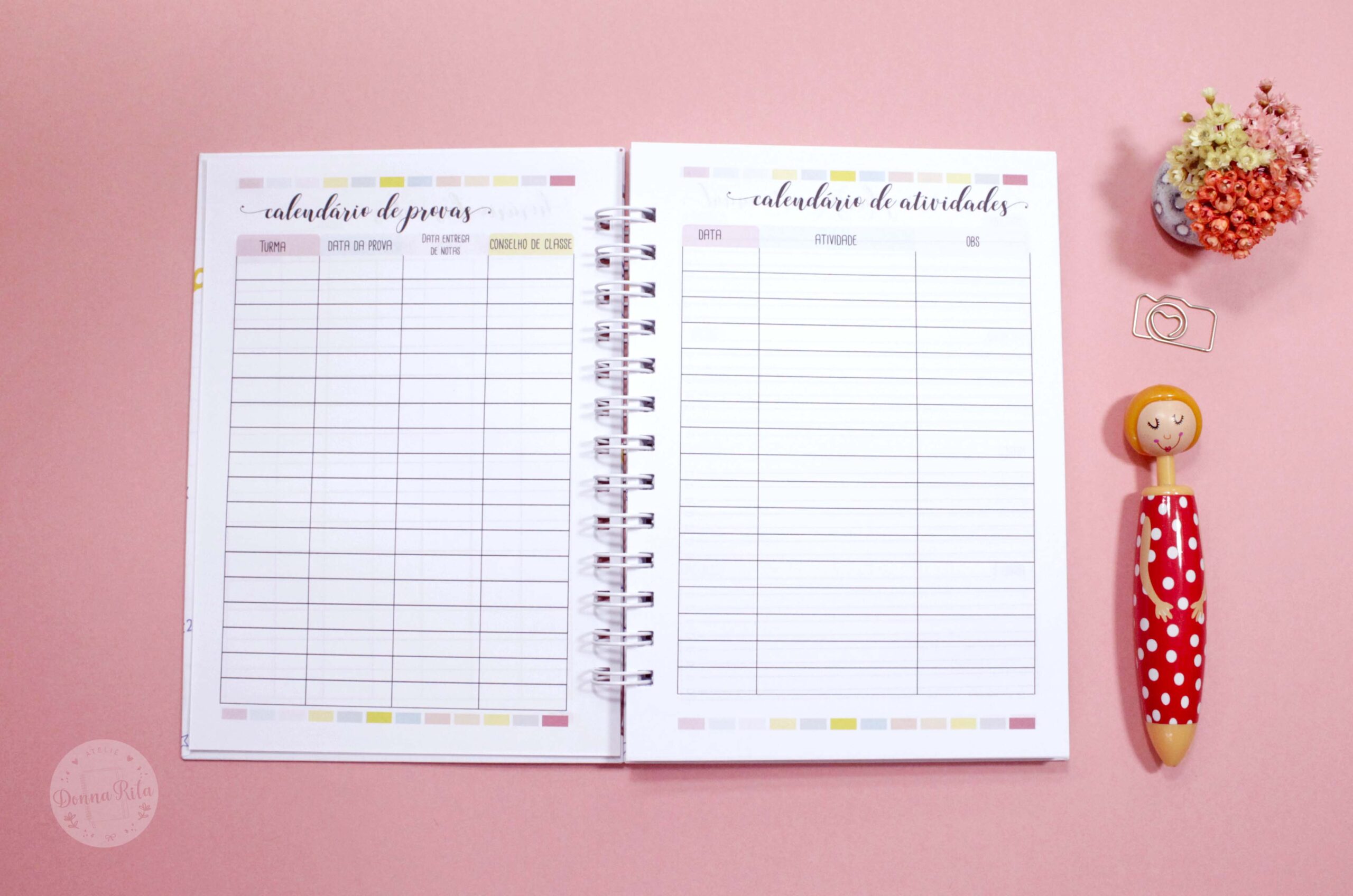 Planner da Professora | Loja Donna Rita