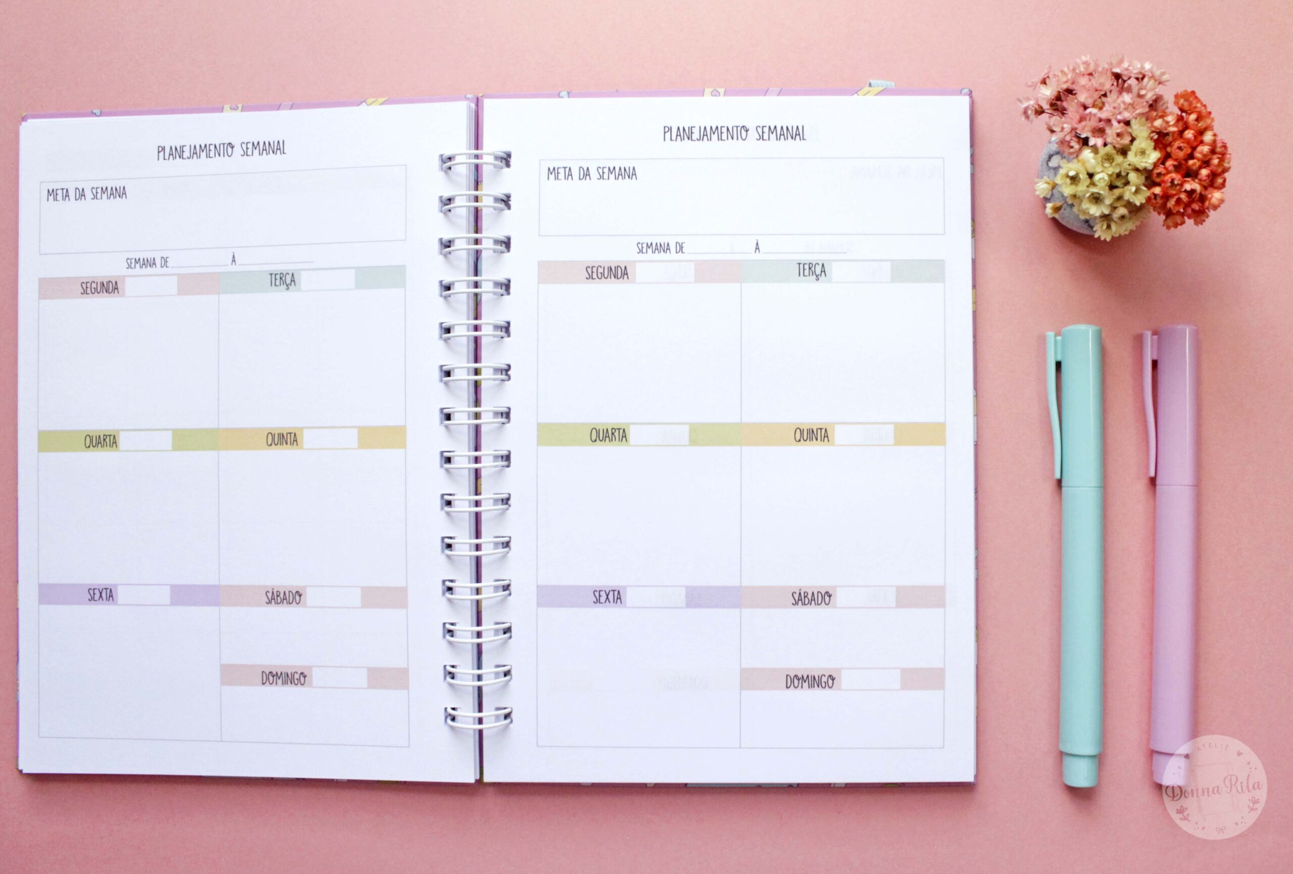 Planner de Estudos | Loja Donna Rita