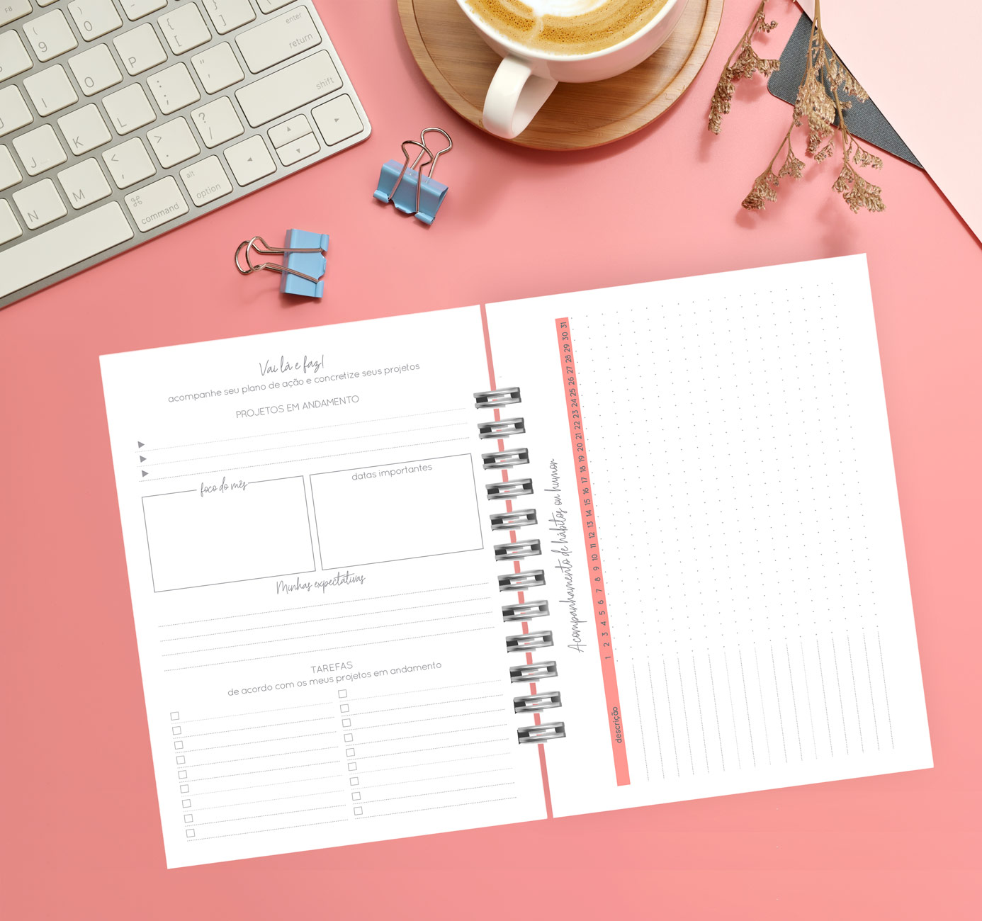 Planner Realize Padrão - Vertical | Loja Donna Rita