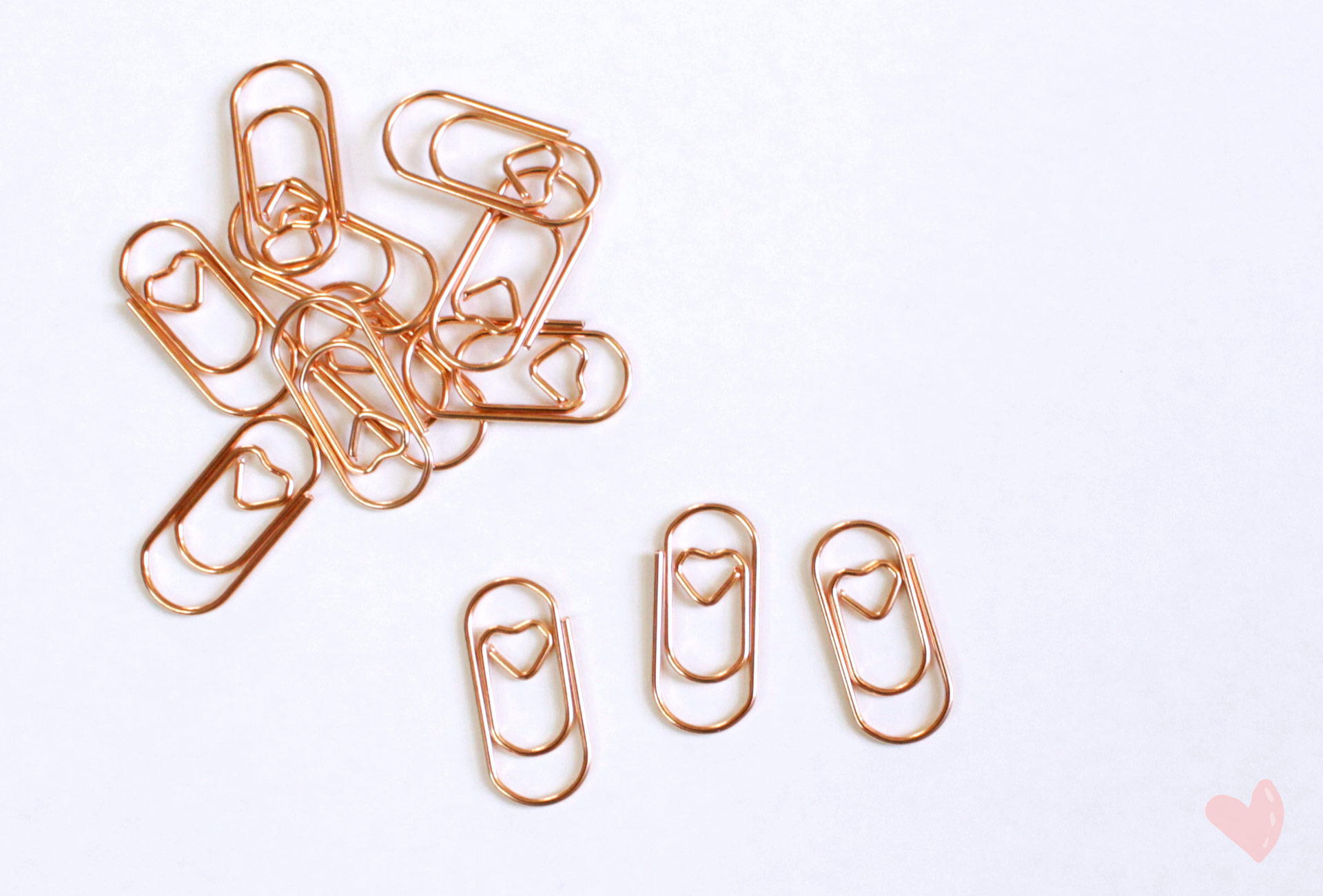 Mini Clips Coração | Loja Donna Rita