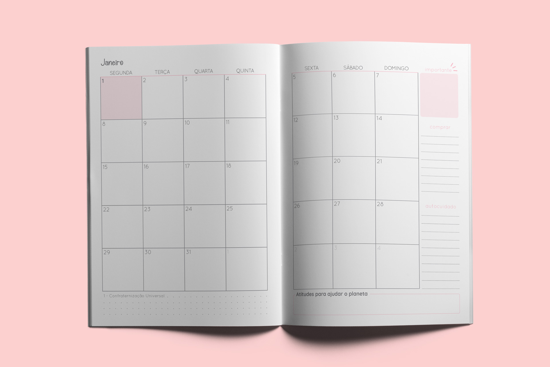 Planner Mensal 2024 | Loja Donna Rita